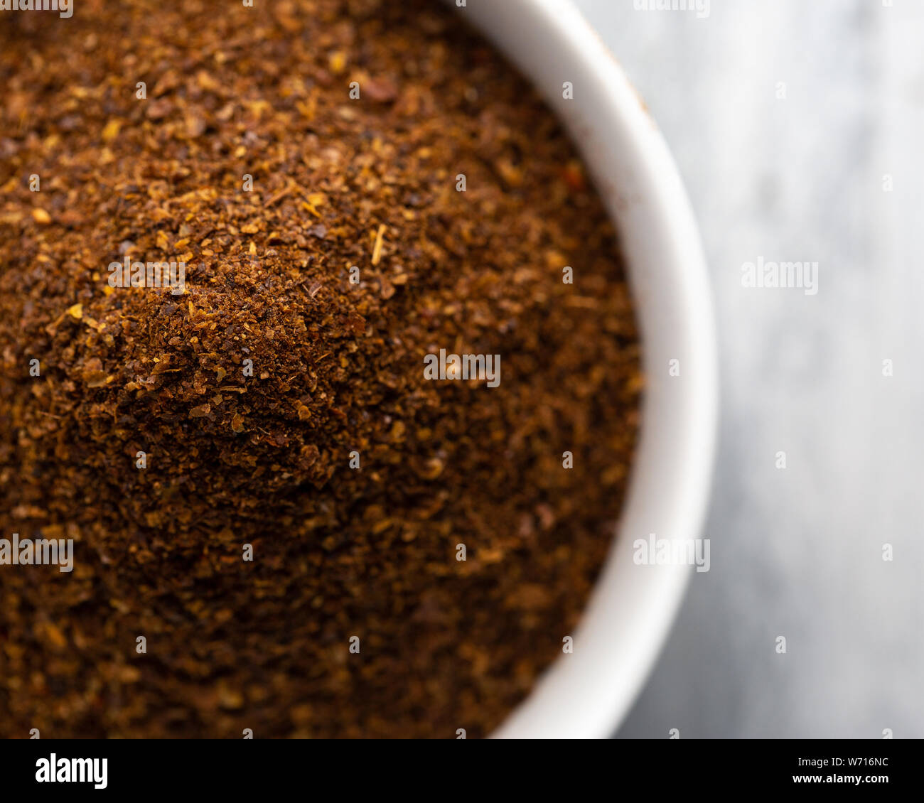 Ground dried yellow habanero chilli peppers, also known as Cameroon ...