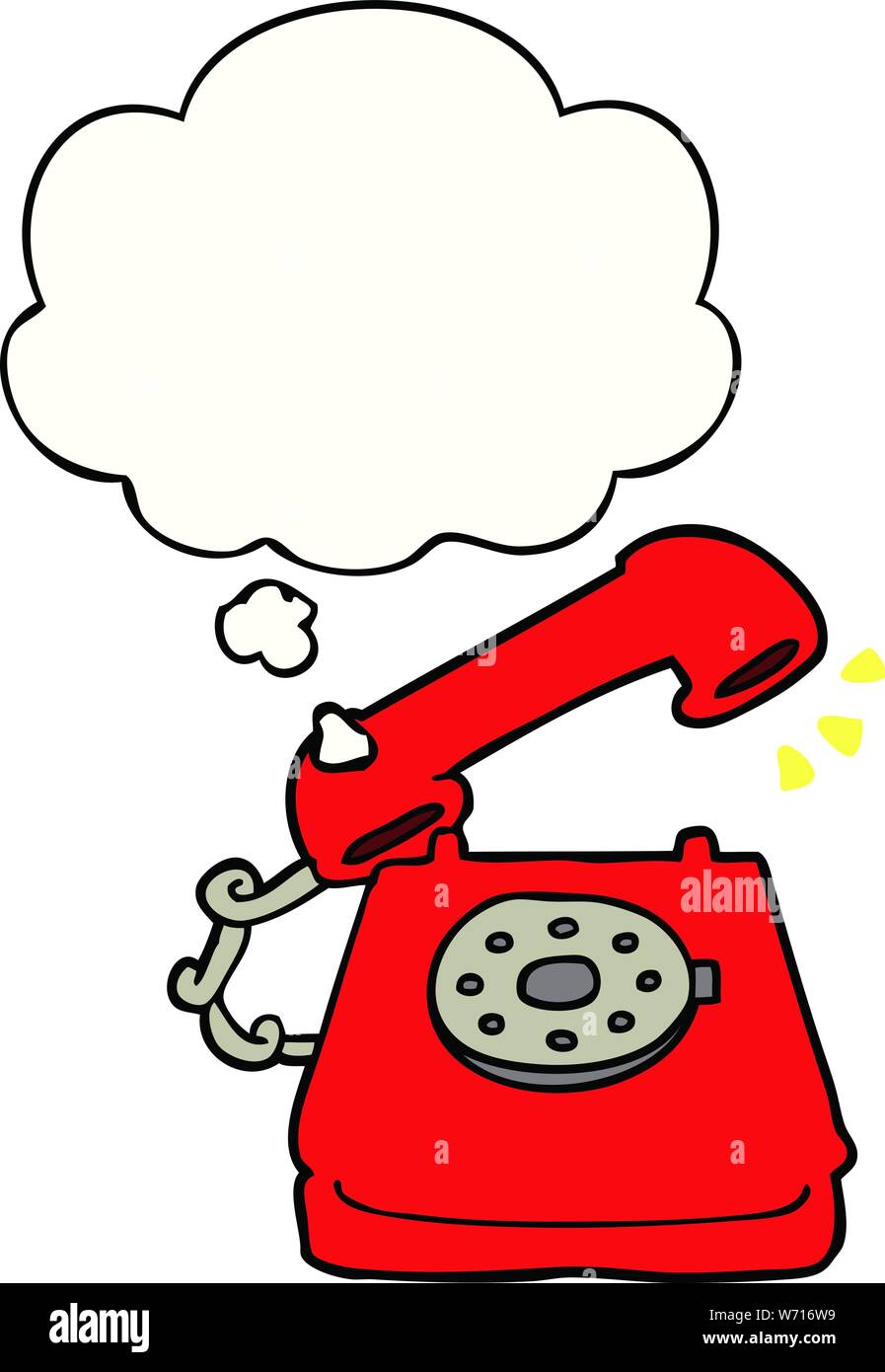 Cartoon Ringing Telephone Stock Photos & Cartoon Ringing Telephone ...