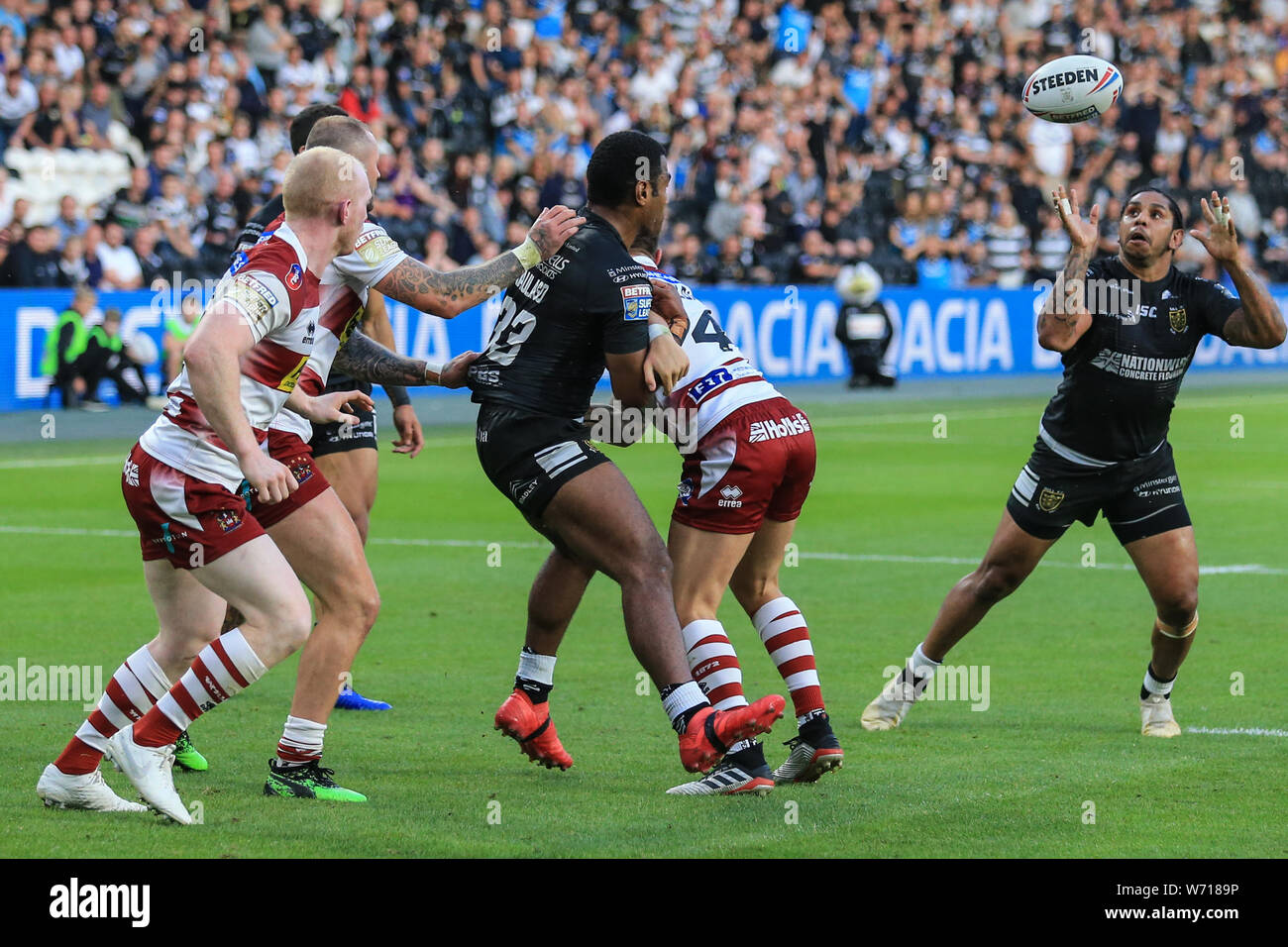 1st August 2019 , KCOM Stadium, Hull, England; Betfred Super League ...
