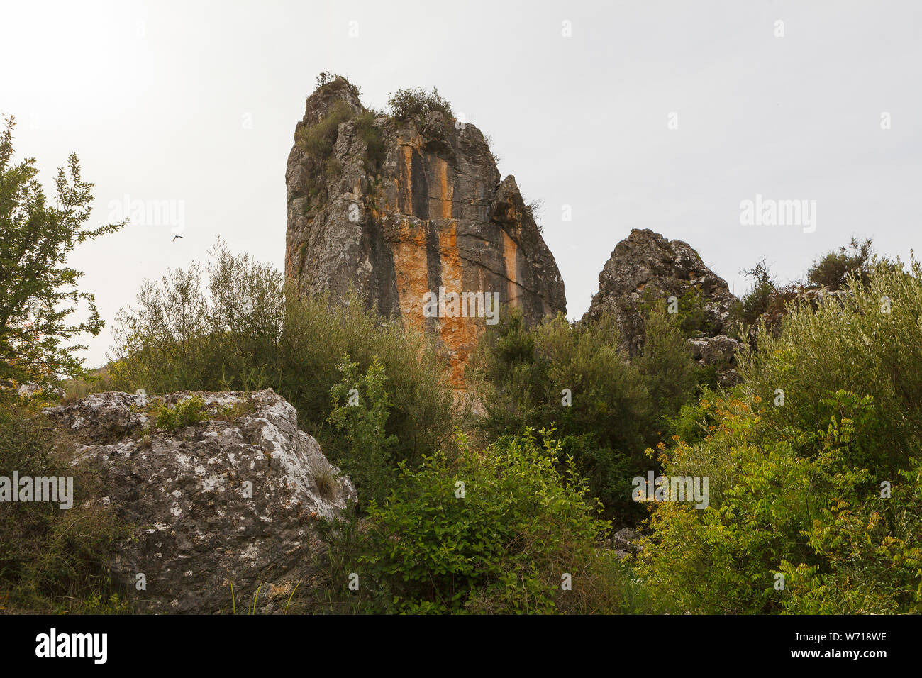 The rock of Chasampoulia, Kidasi, Paphos. Cyprus countryside Stock ...