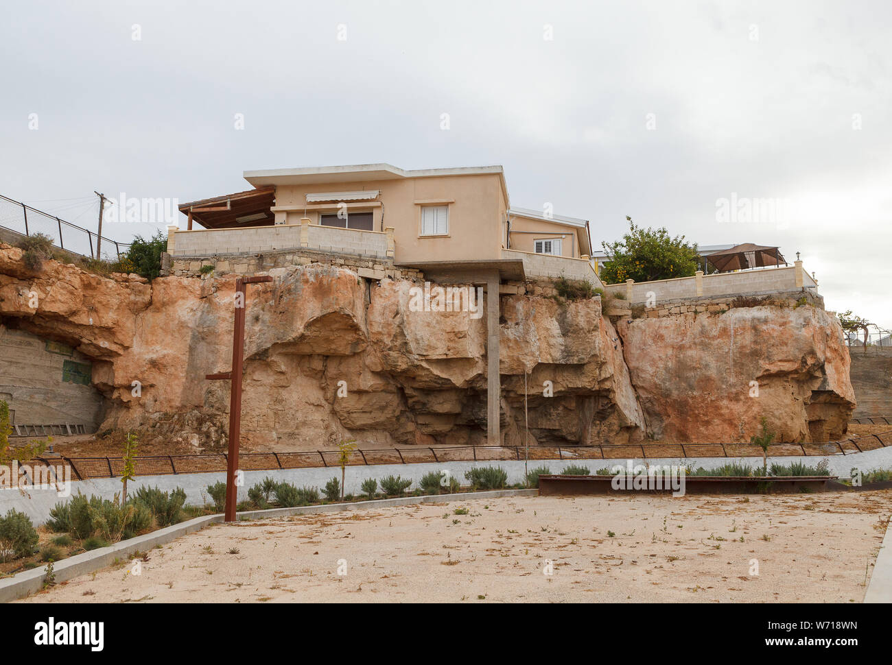 Mouttallos Cliffs city park in Paphos, Cyprus Stock Photo - Alamy