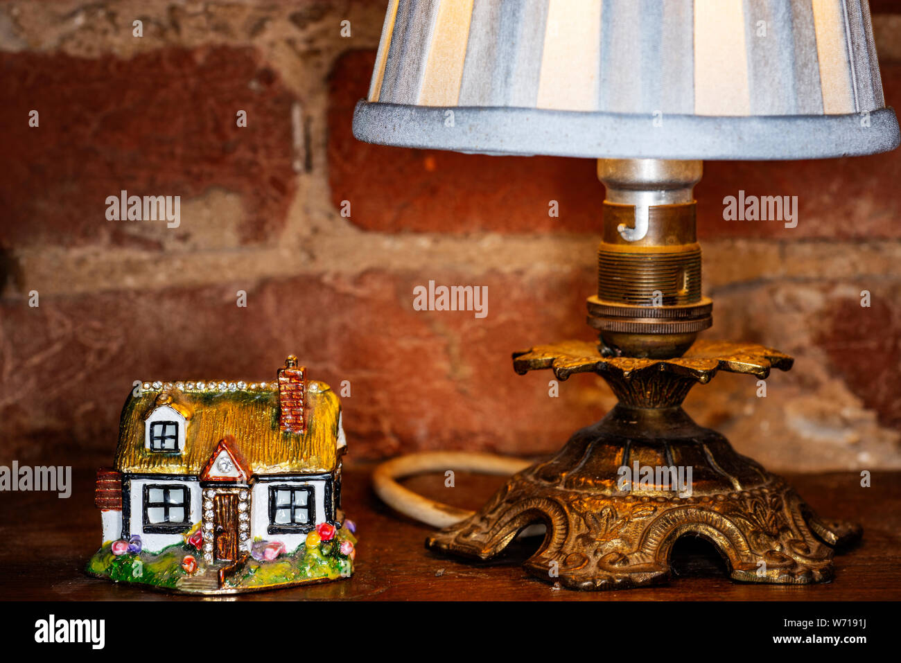 Ceramic decorative cottage Stock Photo - Alamy