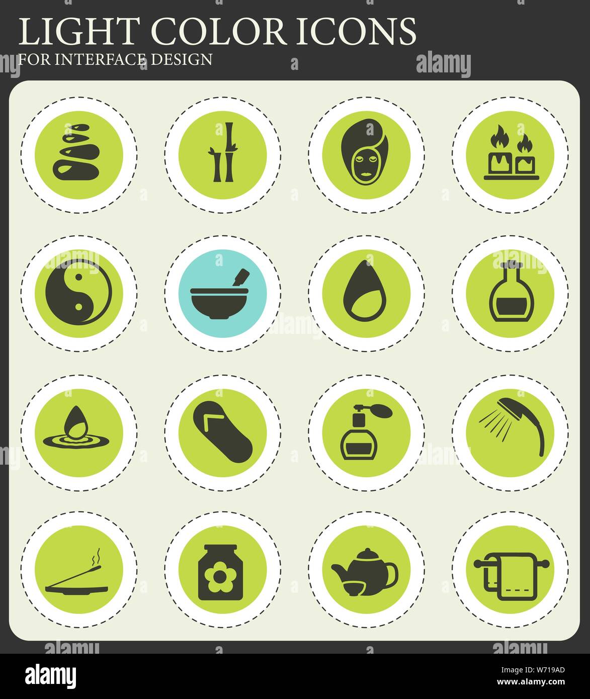 Spa simply symbol for web icons and user interface Stock Vector Image ...