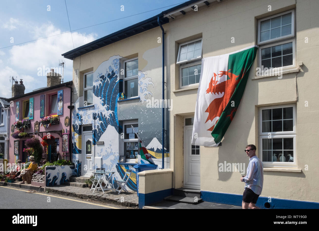 Welsh mural hi-res stock photography and images - Alamy