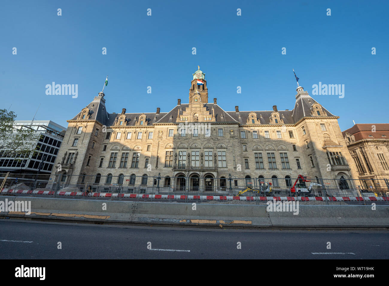ROTTERDAM, 30-07-2019, Rotterdam landmarks , Rotterdam Town hall ...
