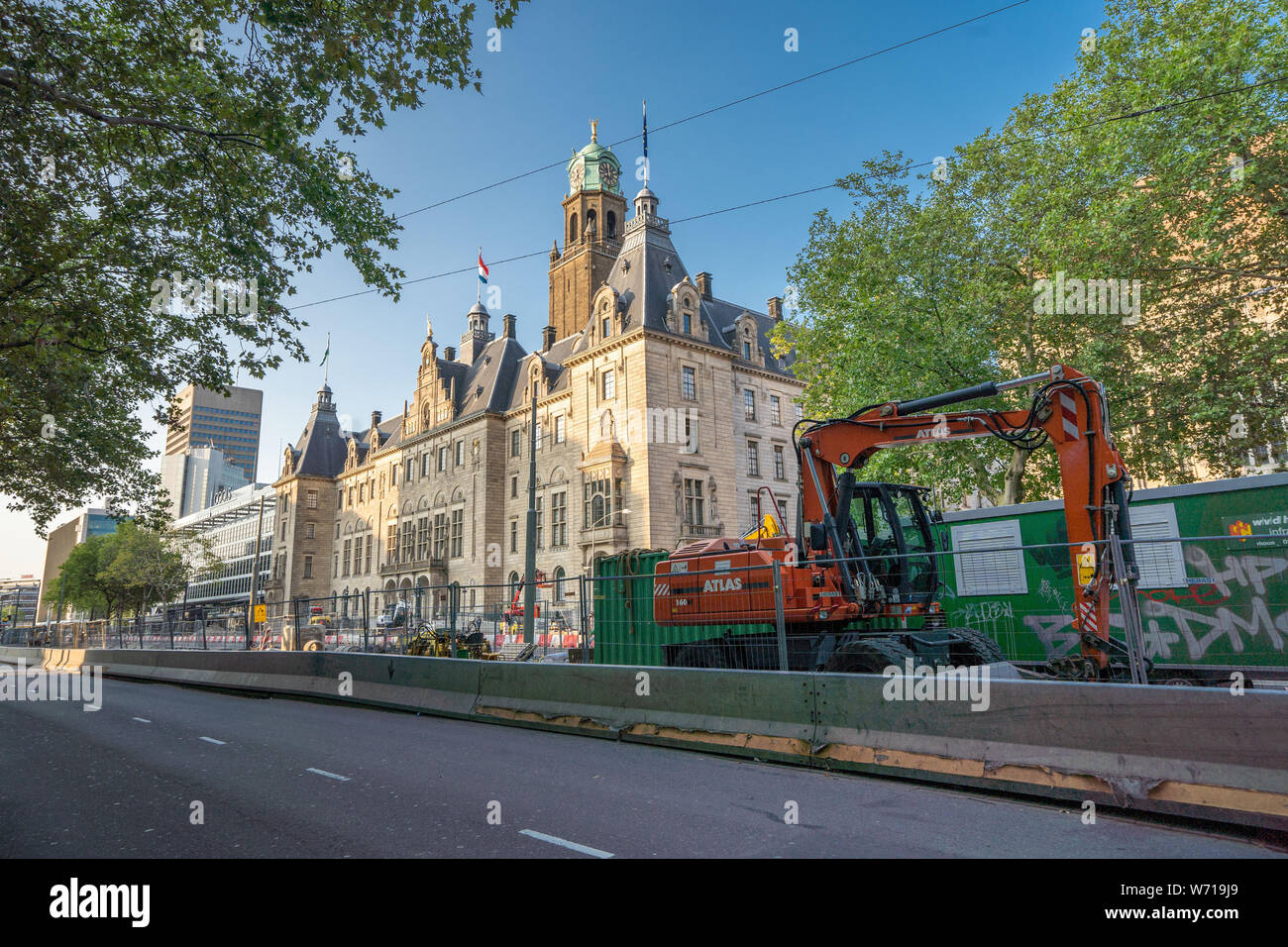 Rotterdam town hall hi-res stock photography and images - Alamy
