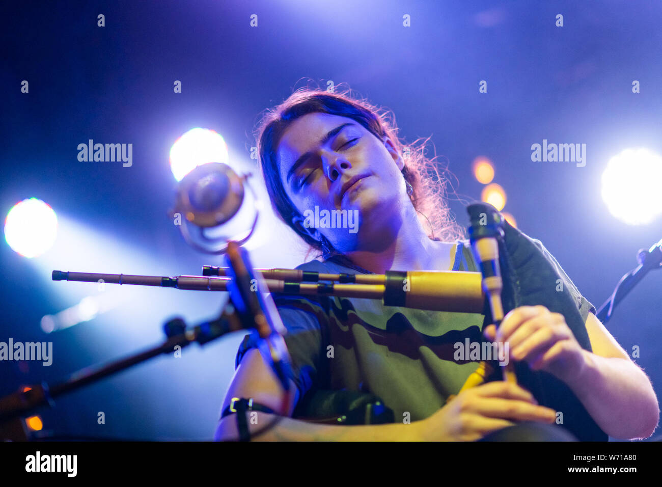 Edinburgh, Scotland. Sat 3rd August 2019. Piper Brìghde Chaimbeul ...