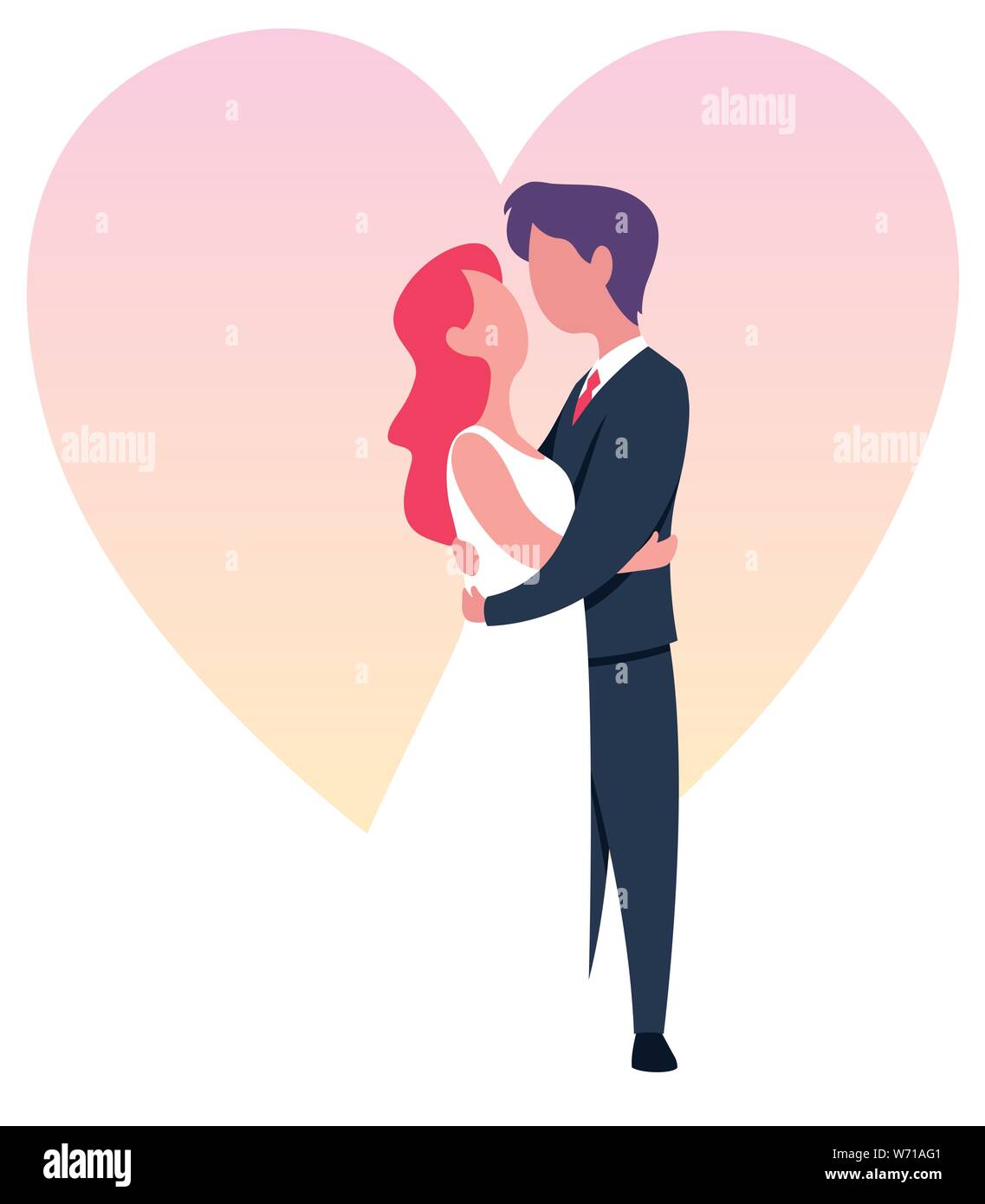 Wedding invitation bride groom Cut Out Stock Images & Pictures - Alamy