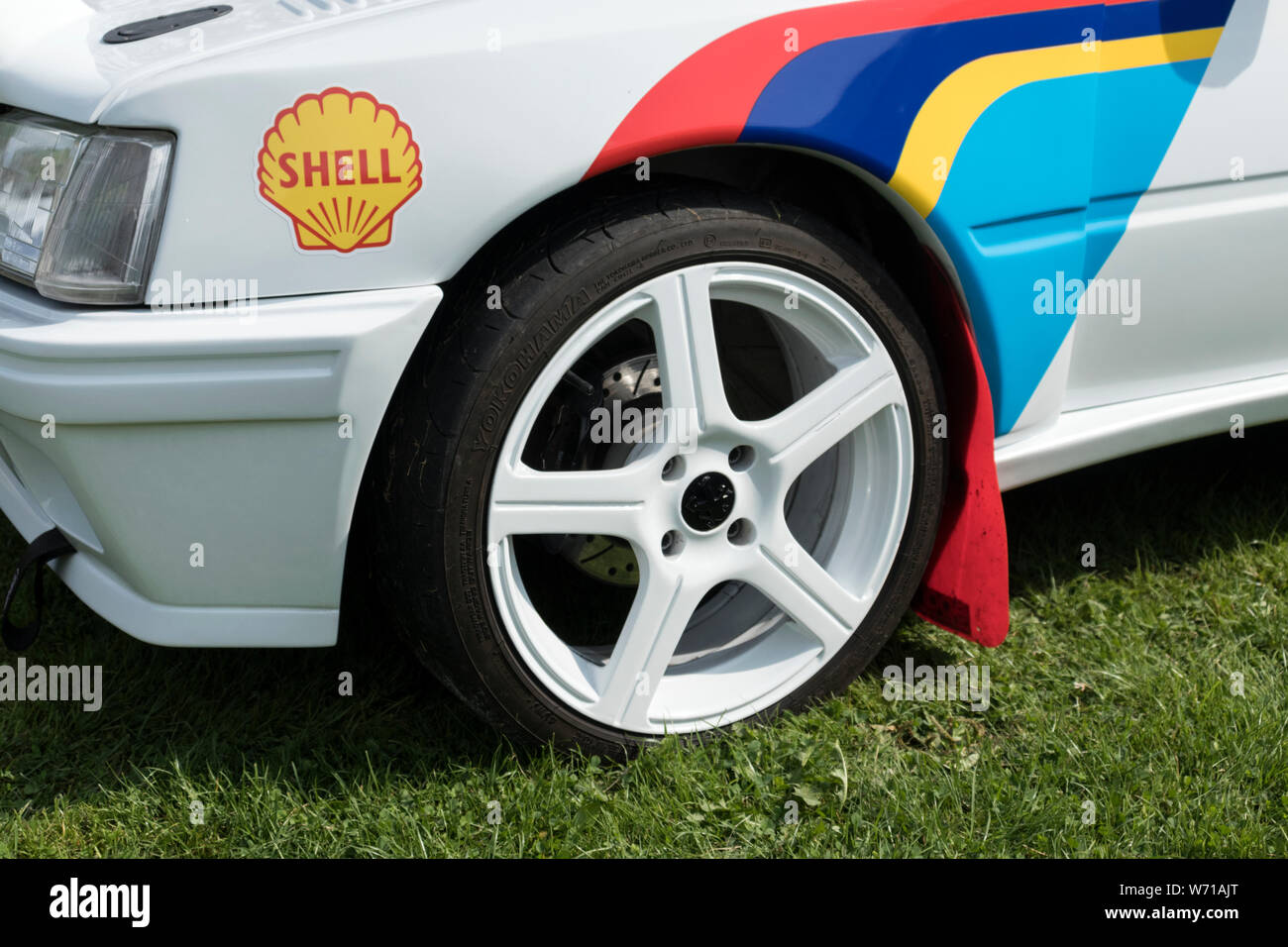 Peugeot 205 GTI rally car Stock Photo - Alamy