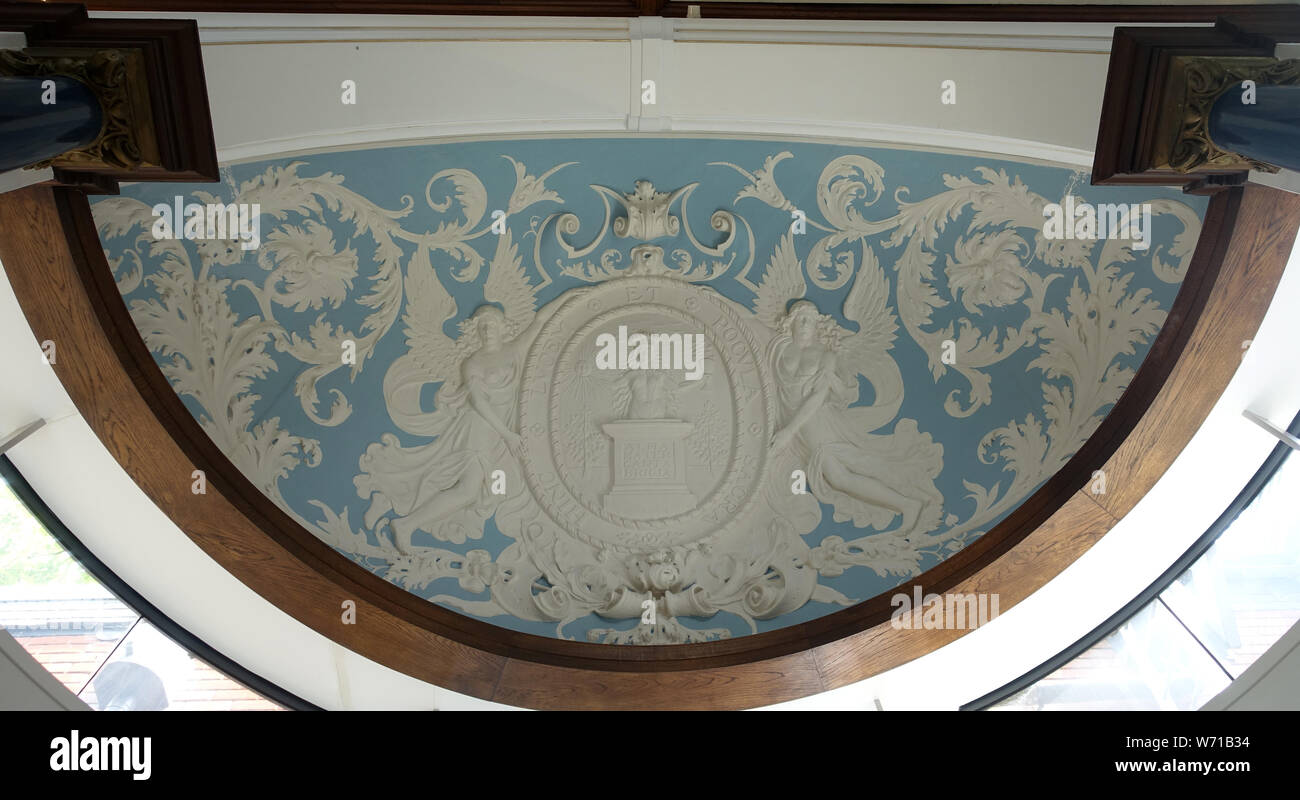 Library in Newnham College Cambridge England Stock Photo - Alamy