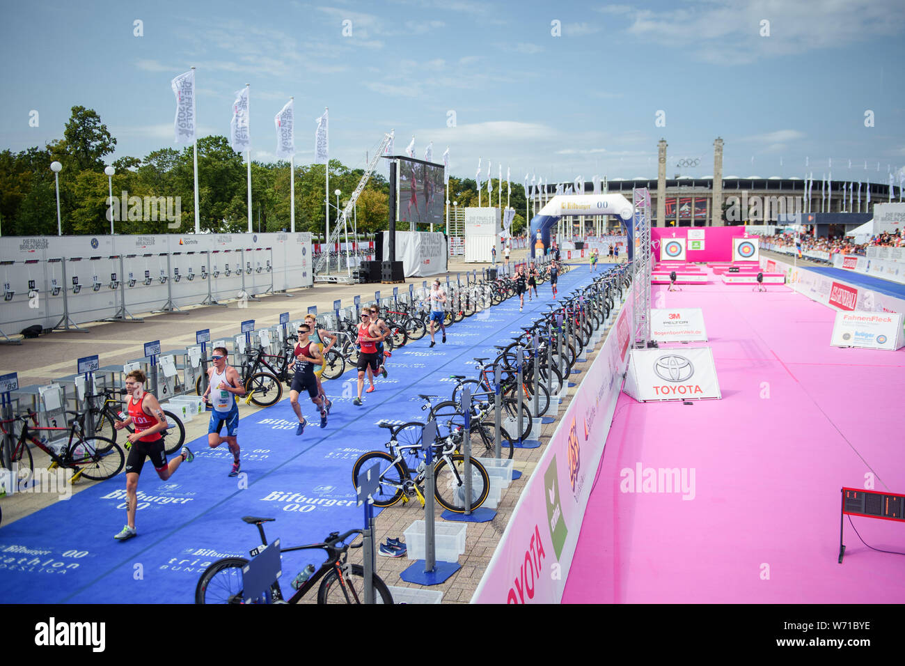 Berlin, Germany. 04th Aug, 2019. Triathlon: German Championship ...