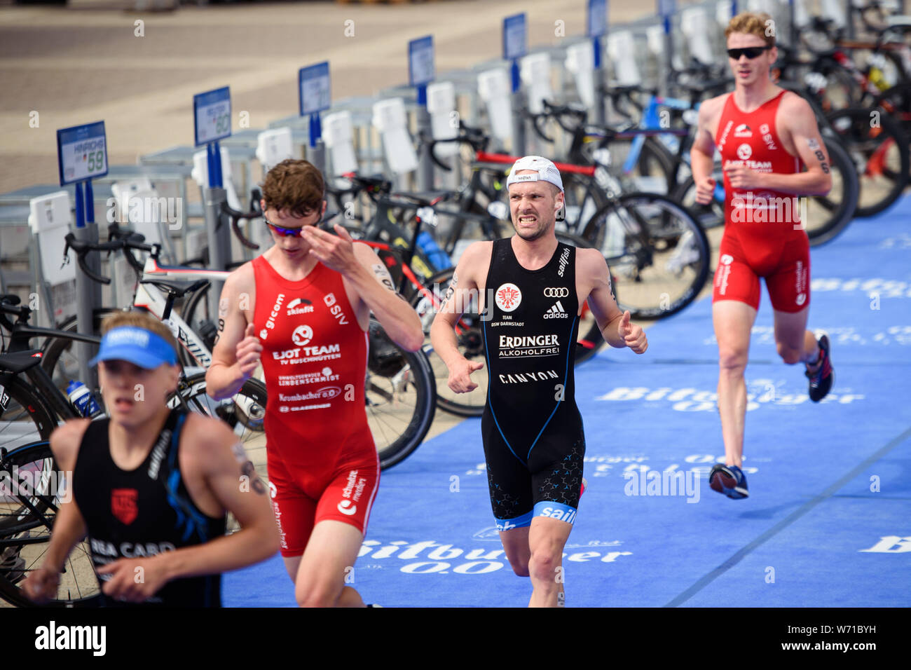 Berlin, Germany. 04th Aug, 2019. Triathlon: German Championship ...