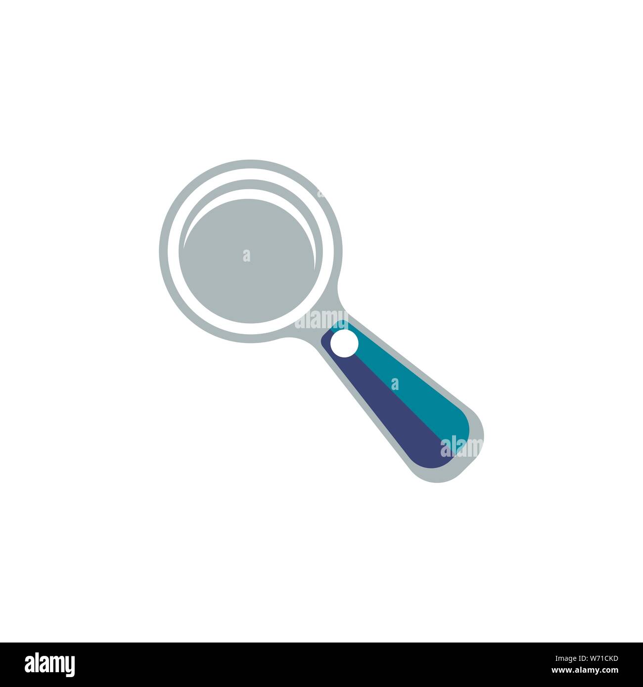 magnifying glass icon. Logo element illustration.magnifying glass ...