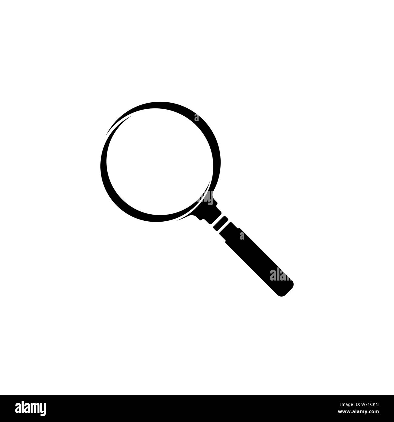 magnifying glass icon. Logo element illustration.magnifying glass ...