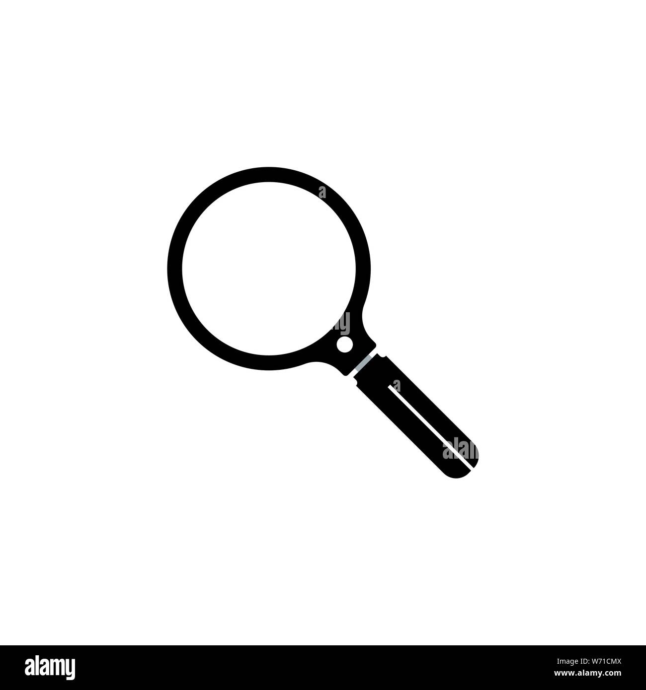 magnifying glass icon. Logo element illustration.magnifying glass ...