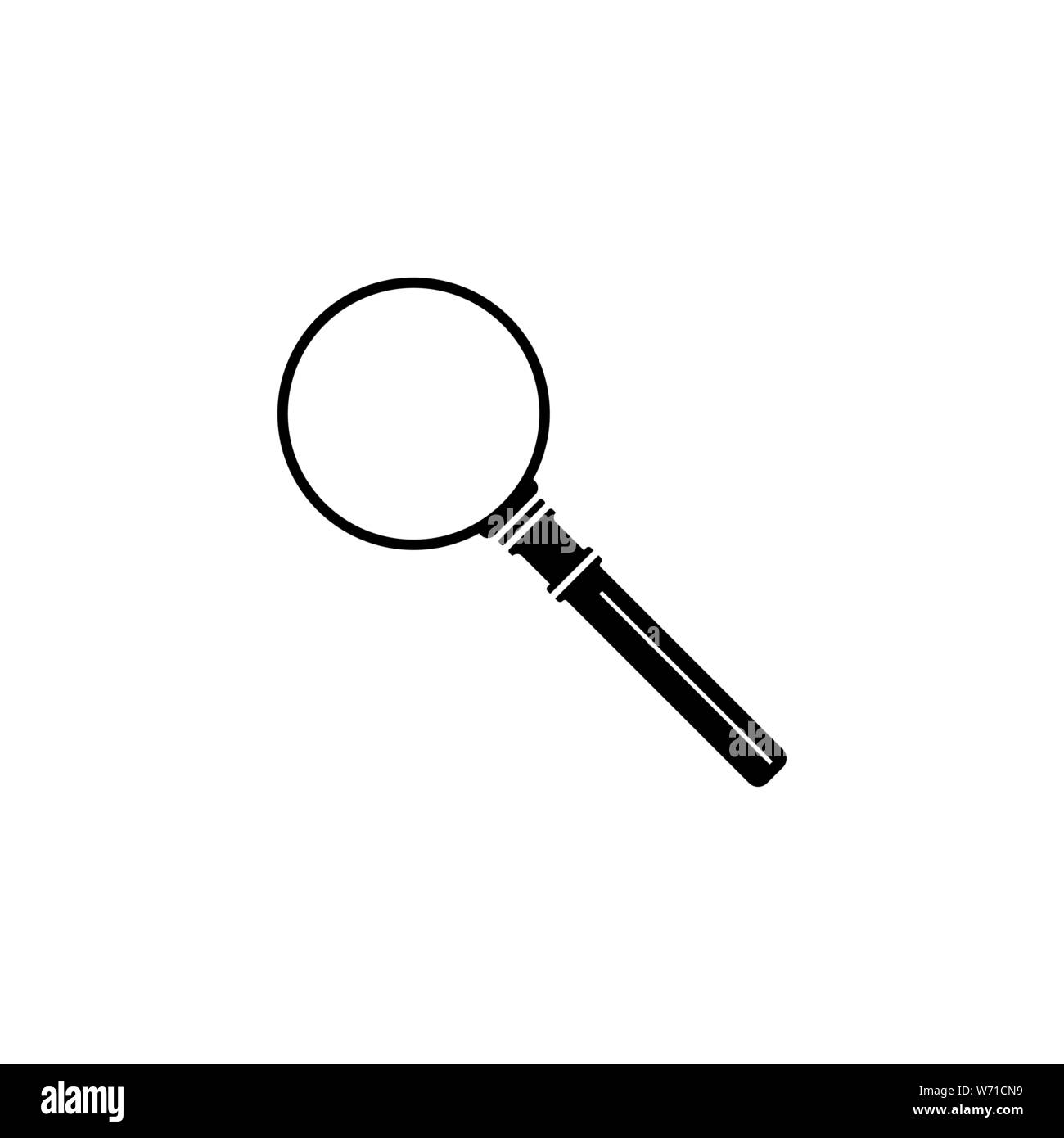 magnifying glass icon. Logo element illustration.magnifying glass ...