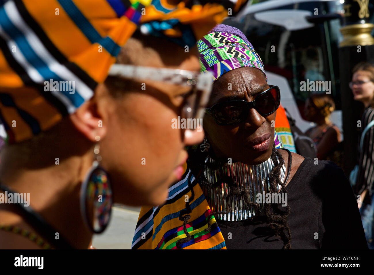 London 1st August 2019. The African emancipation day reparations march ...