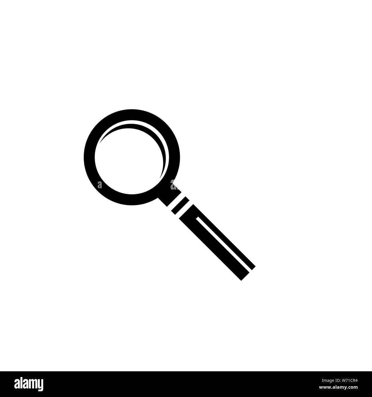 magnifying glass icon. Logo element illustration.magnifying glass ...