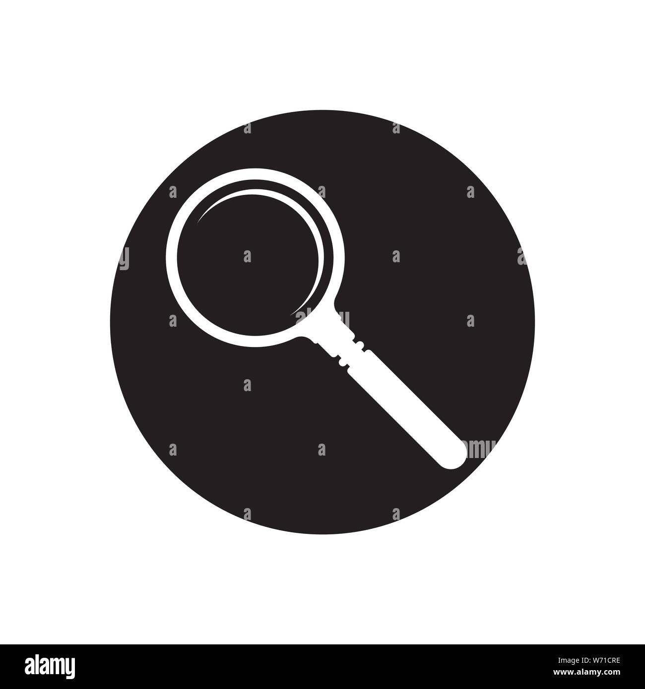 magnifying glass icon. Logo element illustration.magnifying glass ...