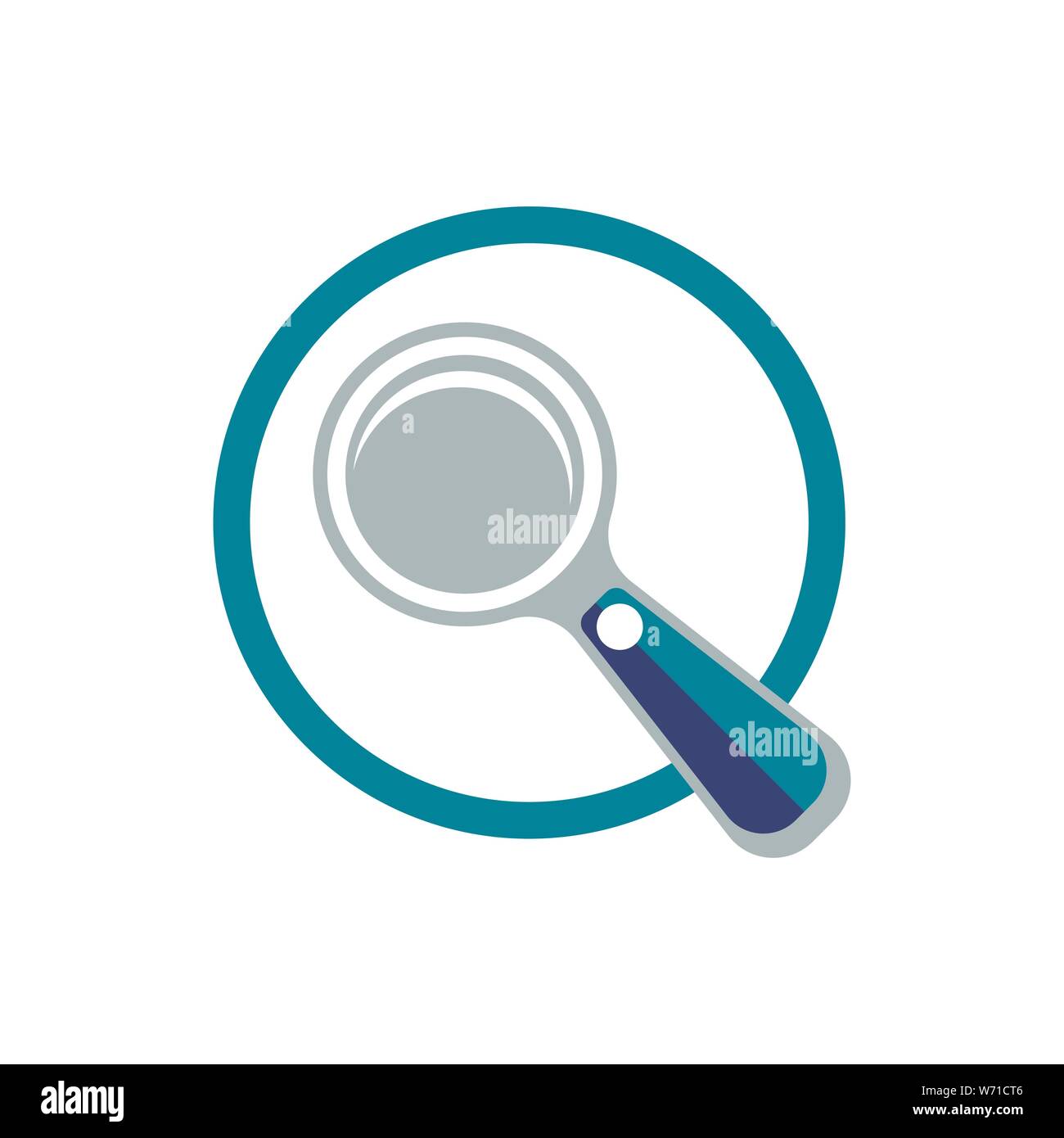 magnifying glass icon. Logo element illustration.magnifying glass ...