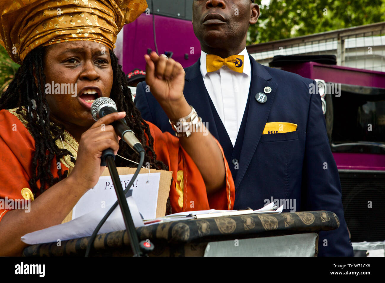 London, UK,1st August 2019. The African emancipation day reparations ...
