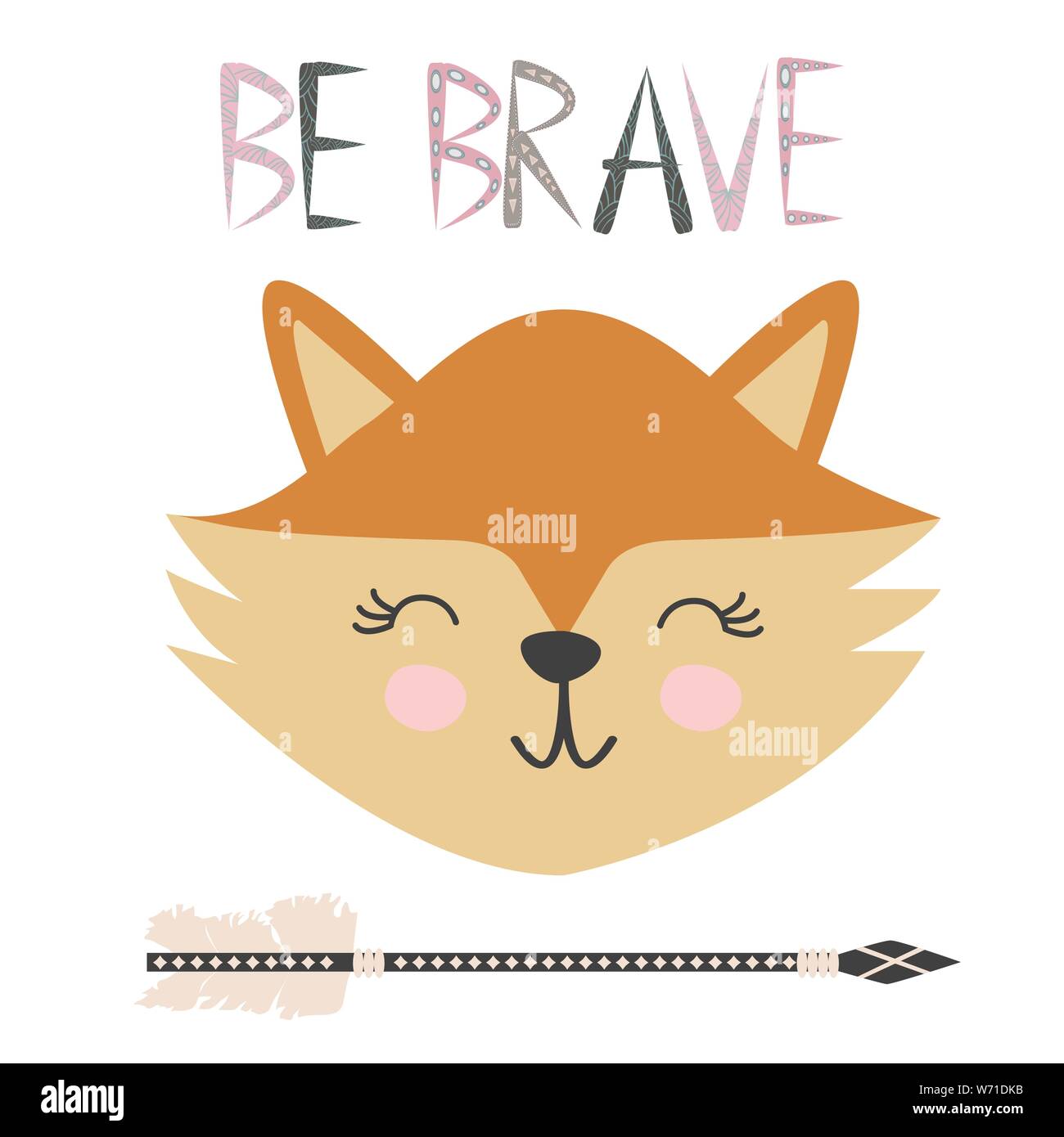 Brave girl face Stock Vector Images - Alamy