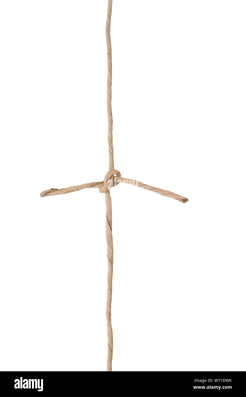 paper knot isolated on white Stock Photo - Alamy