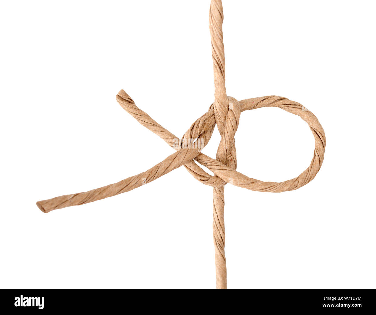 paper knot isolated on white Stock Photo - Alamy