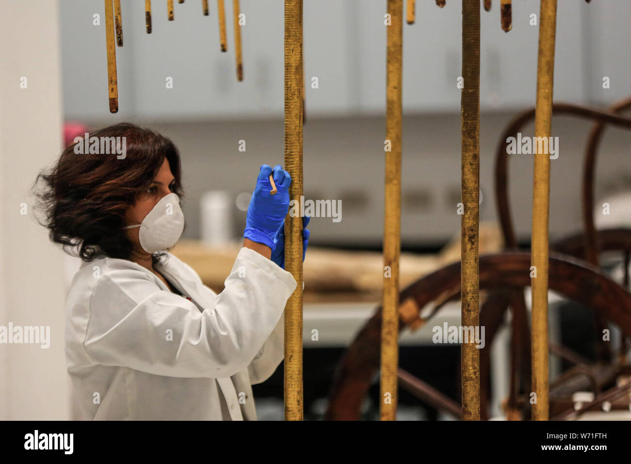 The grand egyptian museum restoration hi-res stock photography and ...