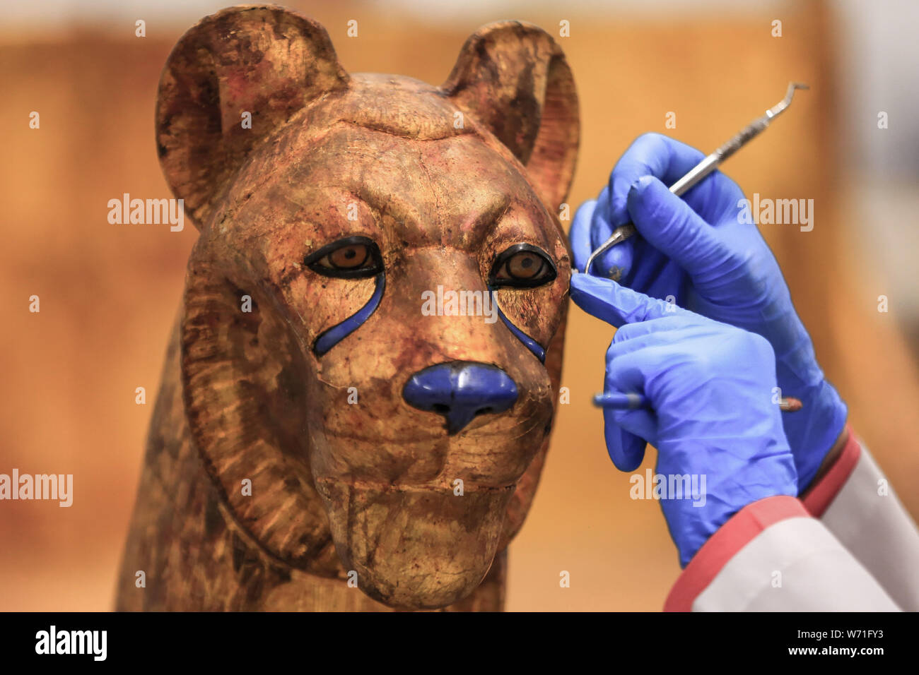 The grand egyptian museum restoration hi-res stock photography and ...