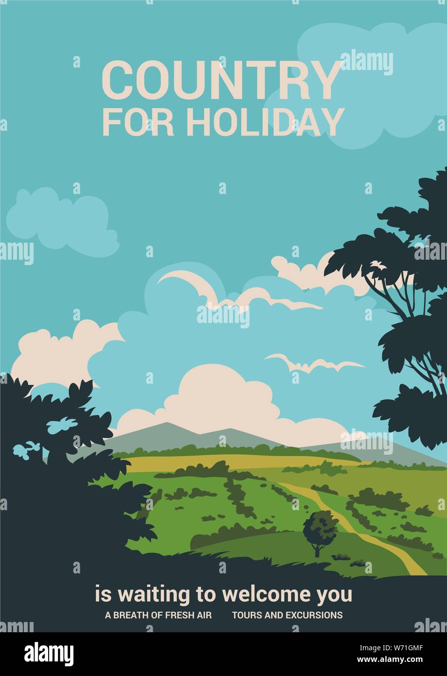 Sky in retro style Stock Vector Images - Alamy