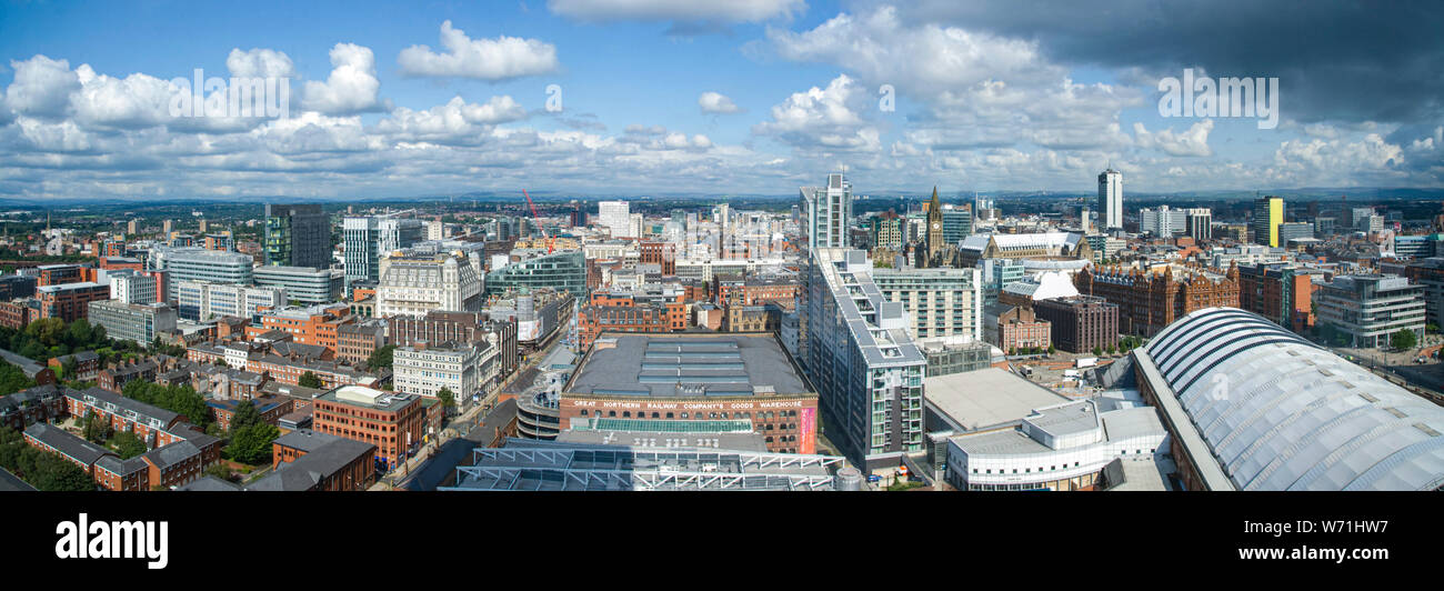 View from the Beetham Tower, Manchester Stock Photo - Alamy