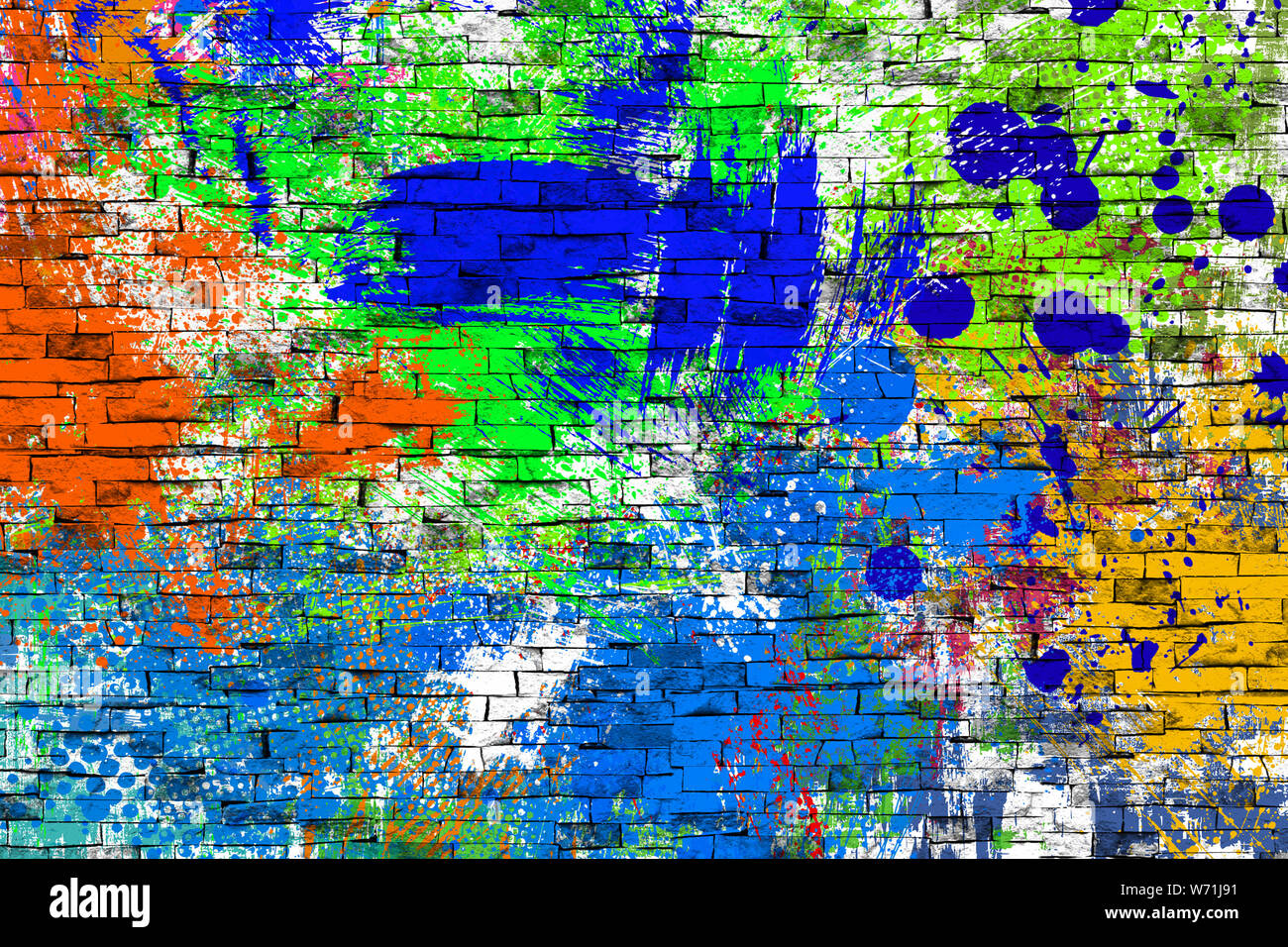 Graffiti street art. Graffiti wall art. Abstract graffiti background ...