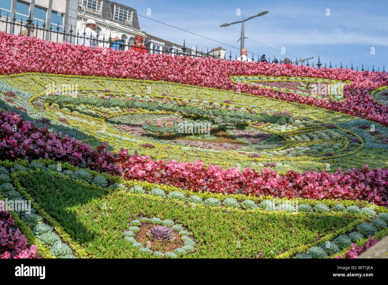 floral clock edinburgh Stock Photo - Alamy