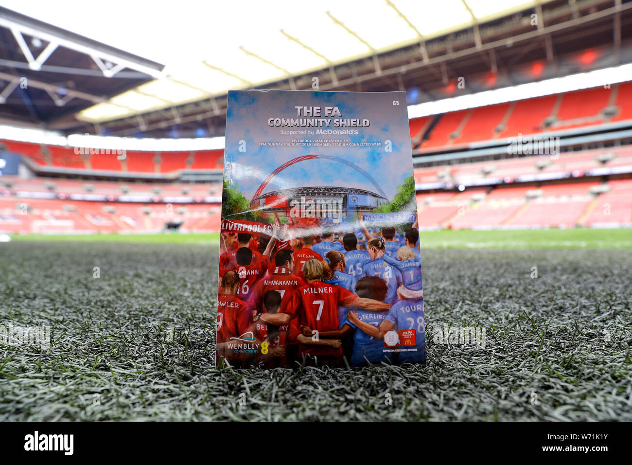 Wembley Stadium, Wembley, UK. 4th Aug, 2019. FA Community Shield Final ...