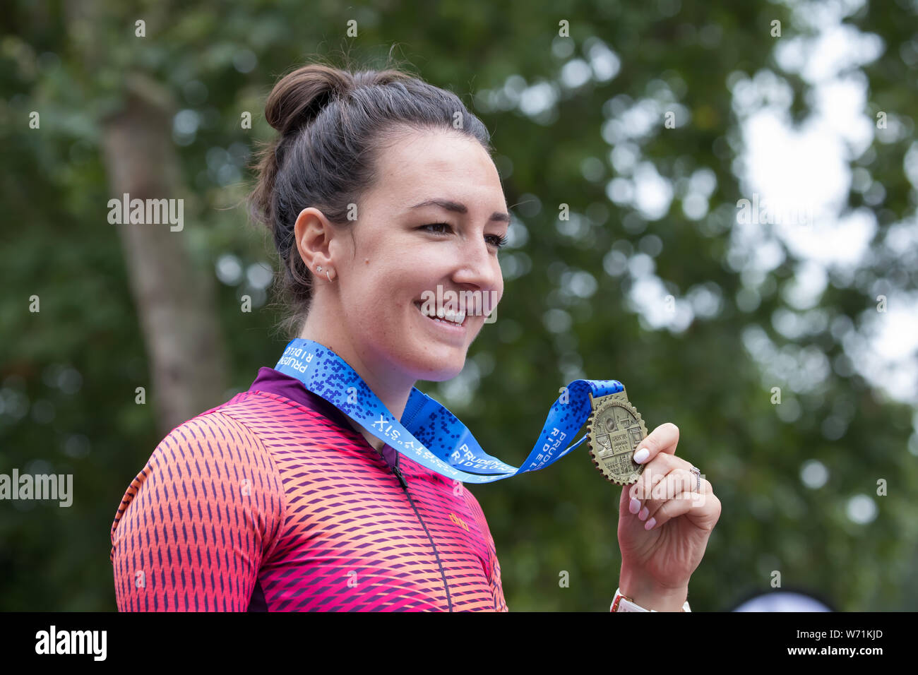 London,UK,4th August 2019, Olympic Gold medal winner 2012, Dani Rowe ...