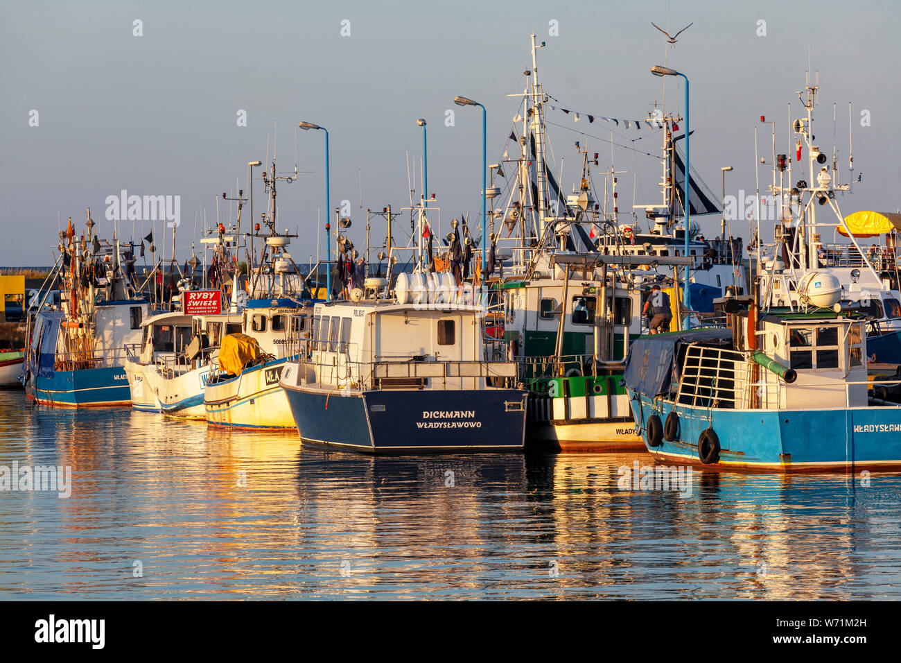 Wladyslawowo, fishing port, Poland Stock Photo - Alamy