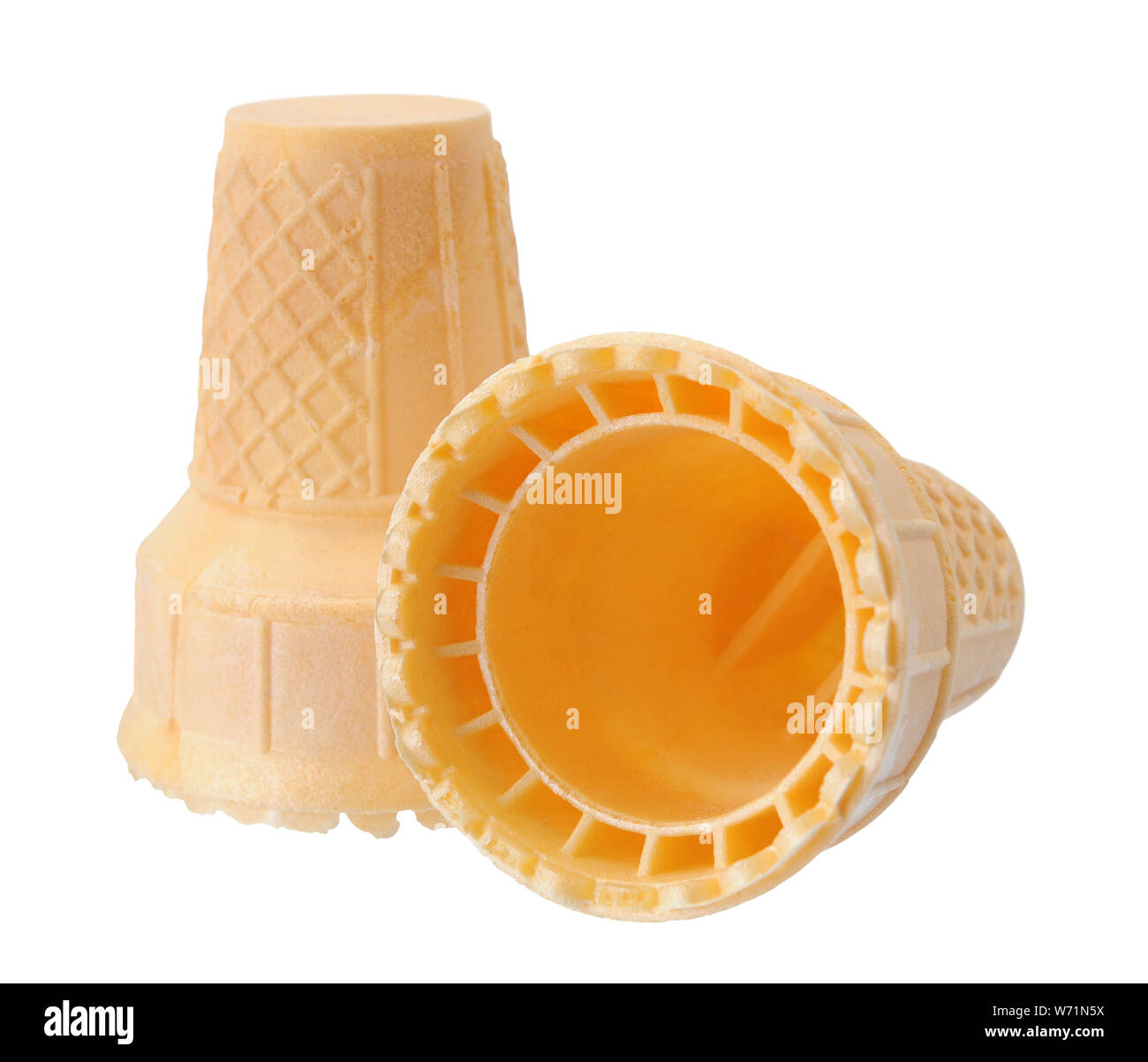 two cones isolated on white Stock Photo - Alamy