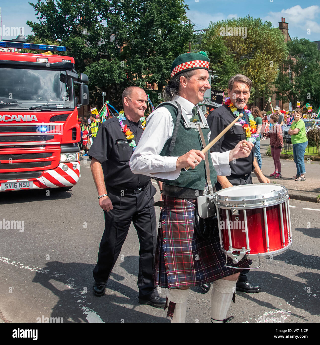 Glasgow, Scotland, UK. 3rd August 2019: The Govanhill Carnival Parade ...