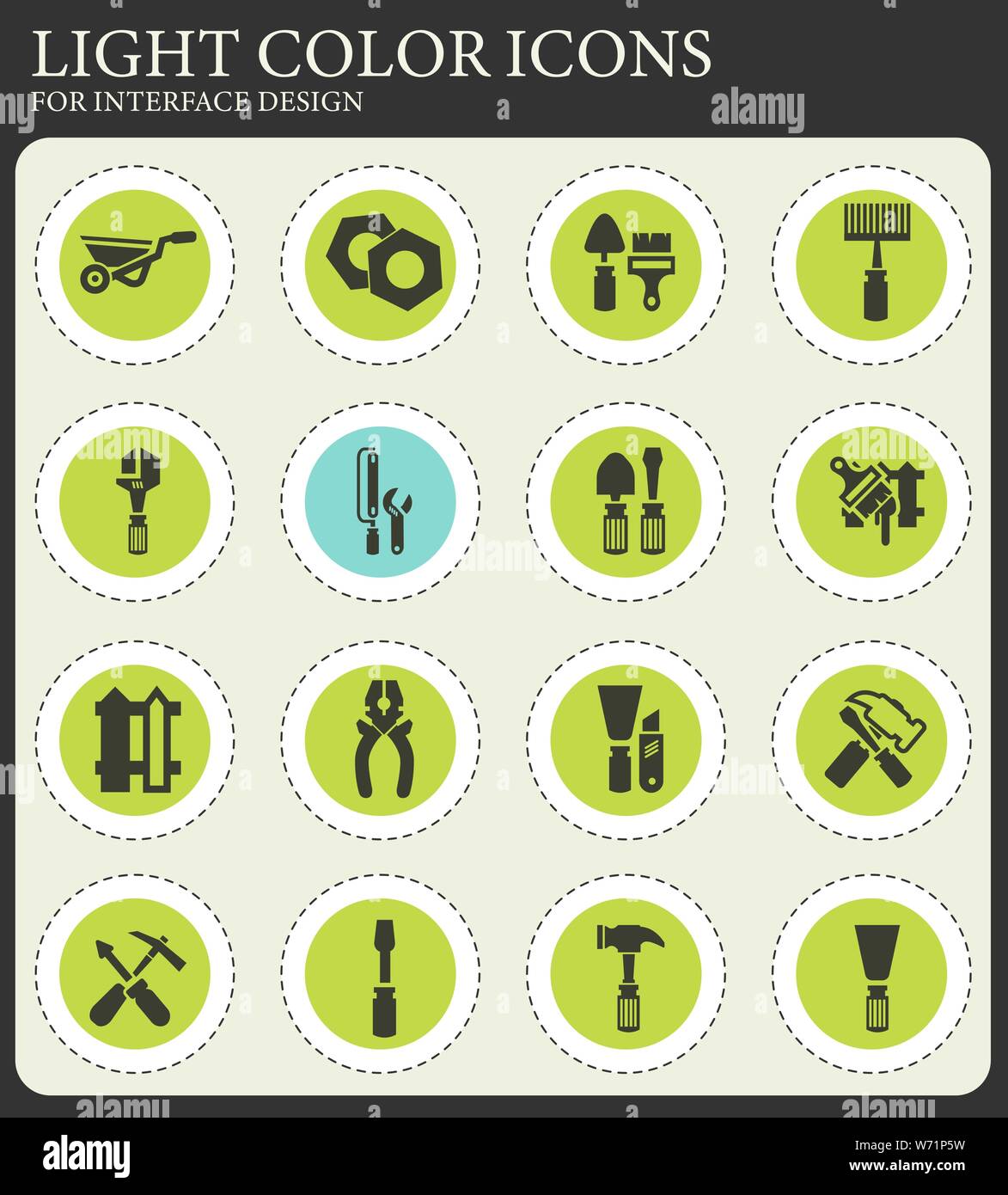 Work tools icons set Stock Vector Image & Art - Alamy