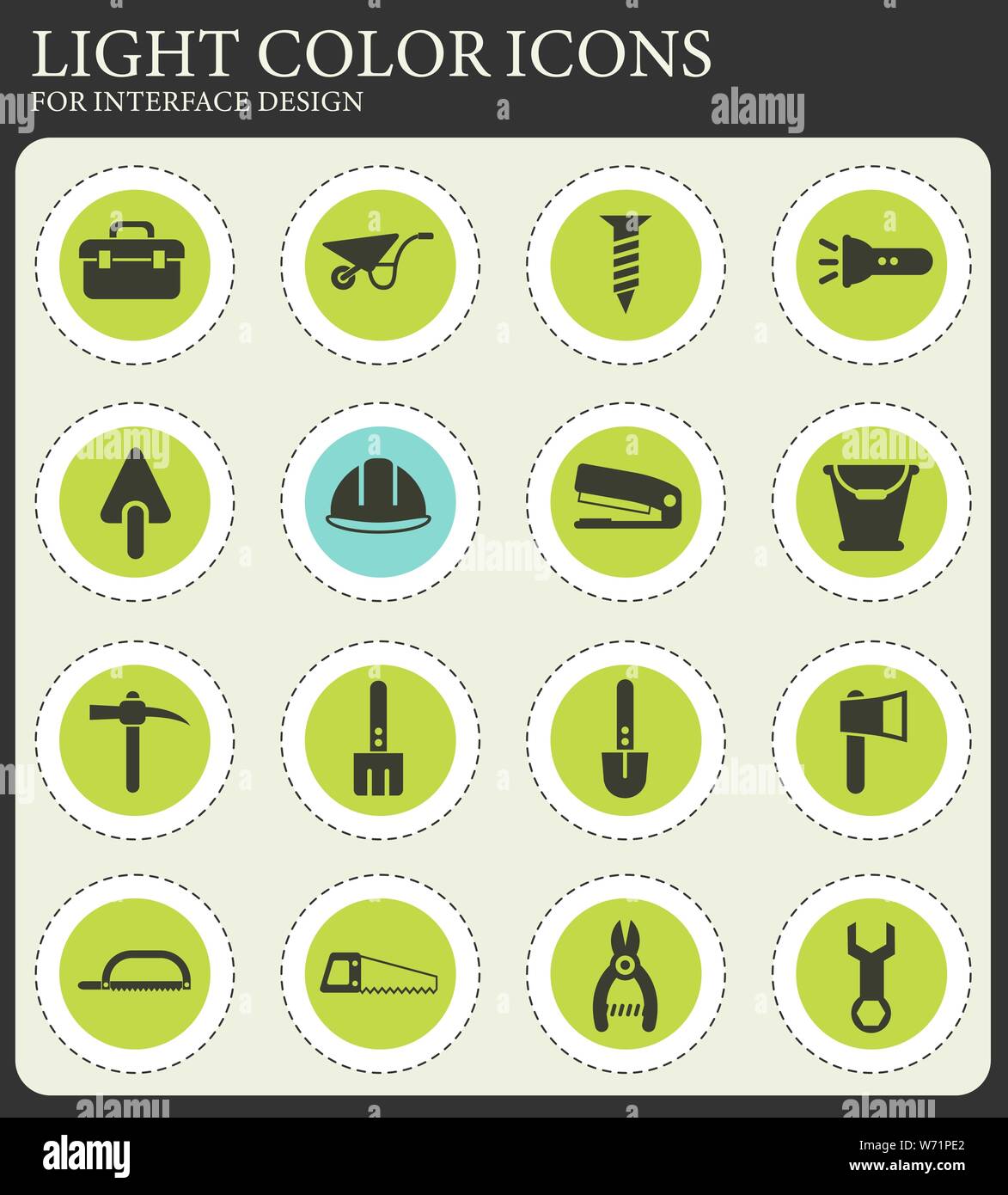 work tools icon set Stock Vector Image & Art - Alamy