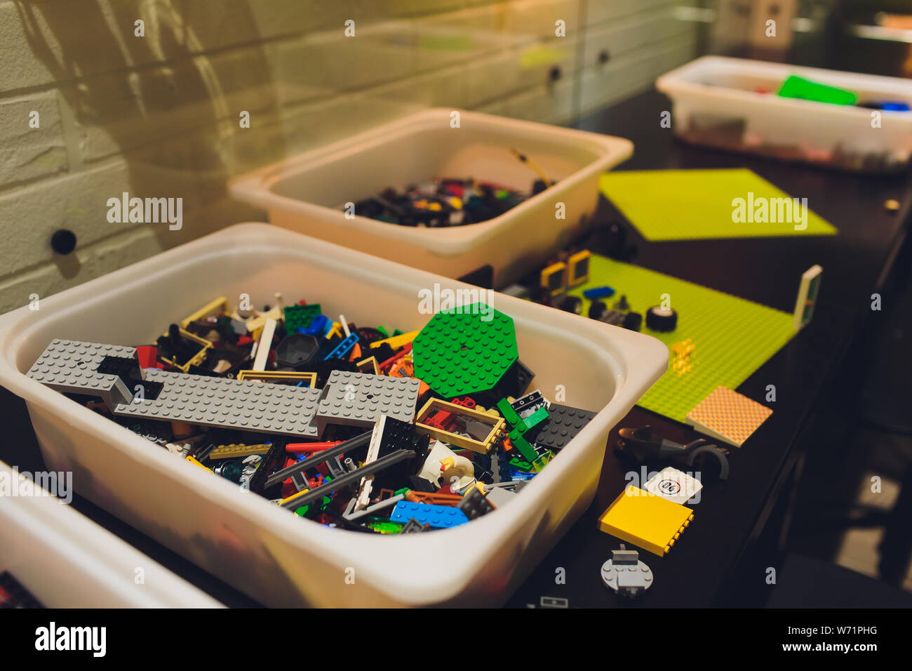 Plastic kid toys mess hi-res stock photography and images - Alamy