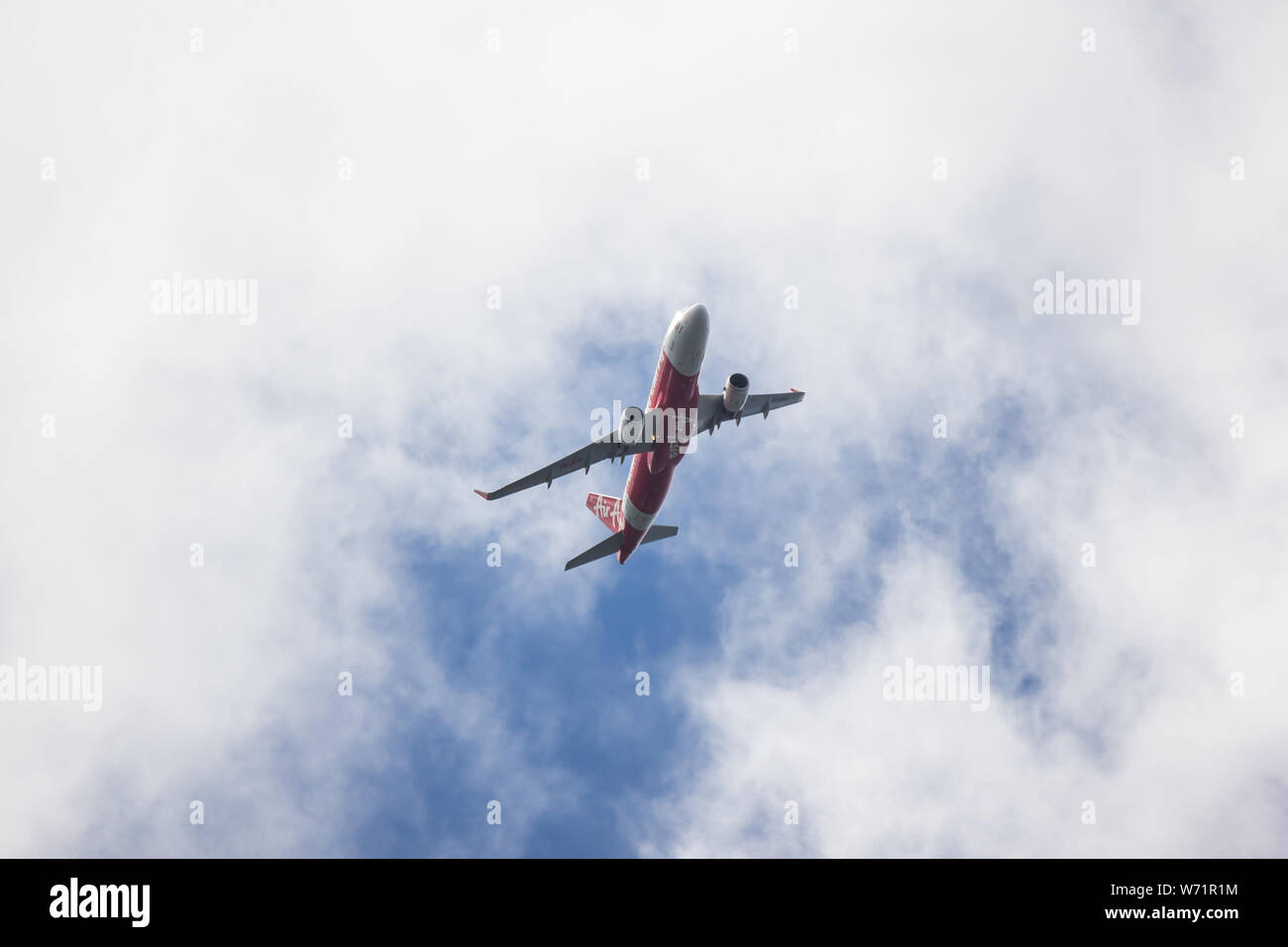 Chiangmai, Thailand - July 25 2019: HS-BBH Airbus A320-200 of Thai ...