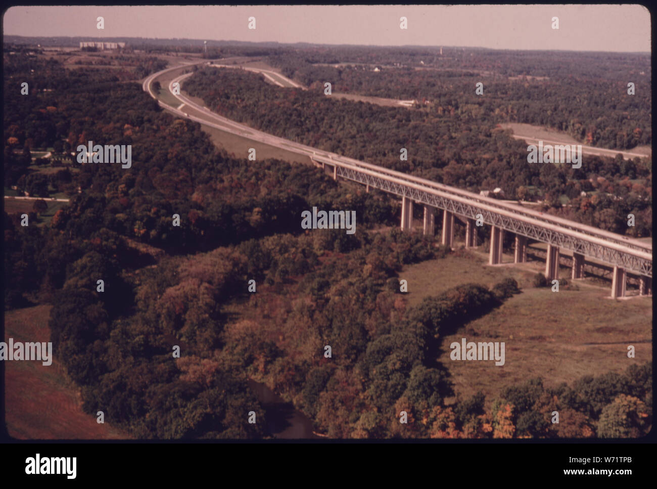 Aerial of the ohio turnpike hi-res stock photography and images - Alamy