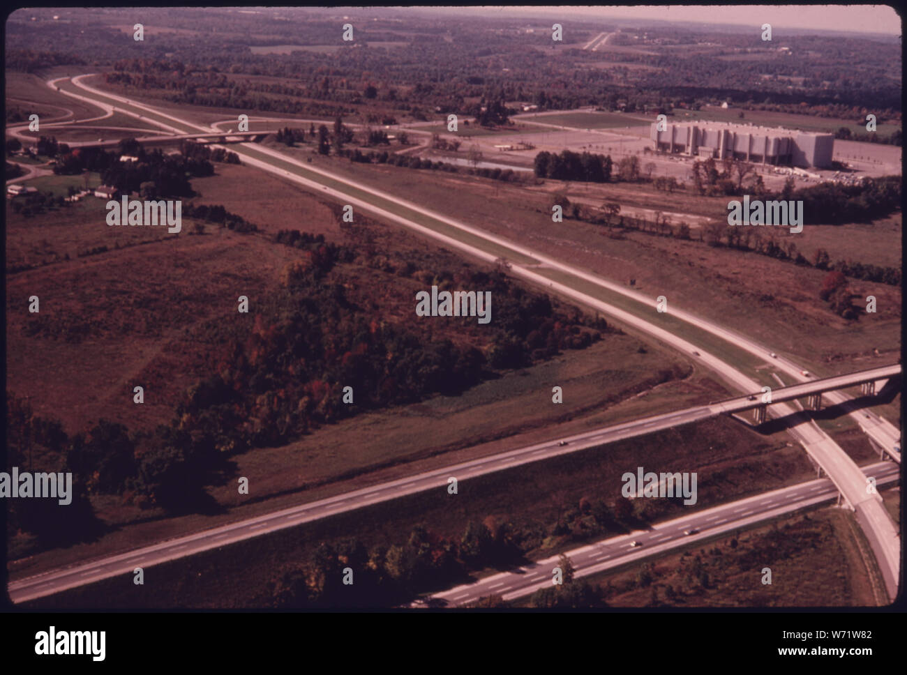 Aerial of the ohio turnpike hi-res stock photography and images - Alamy