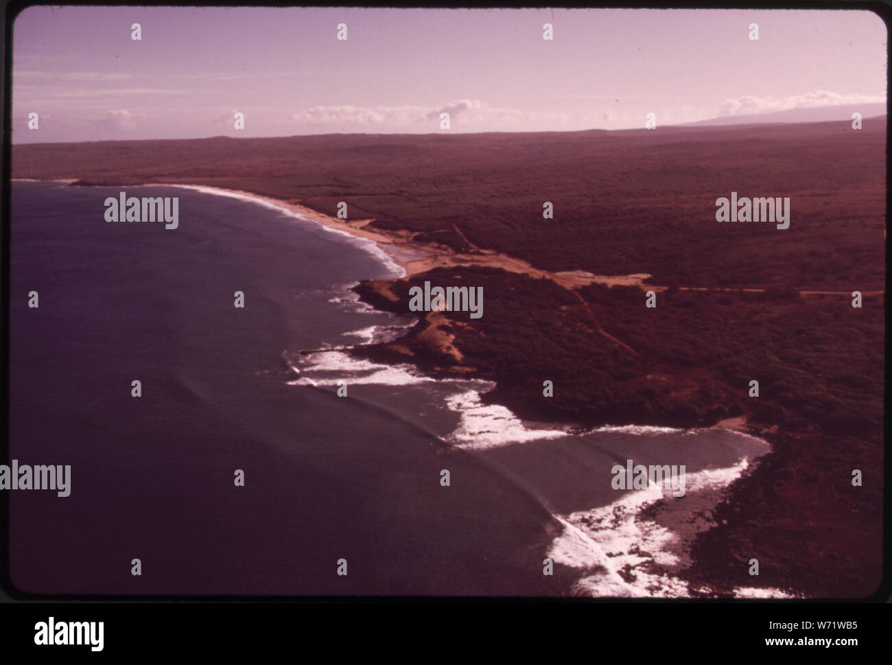 Aerial Of The Island Of Molokai High Resolution Stock Photography and ...