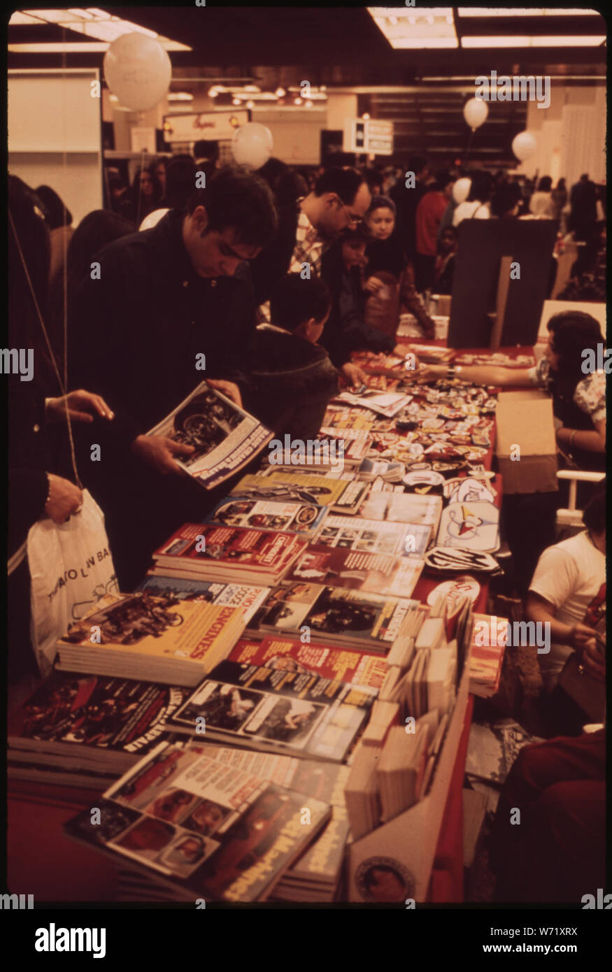 AUTOMOBILE SHOW AT THE NEW YORK COLISEUM AT COLUMBUS CIRCLE IN MIDTOWN ...