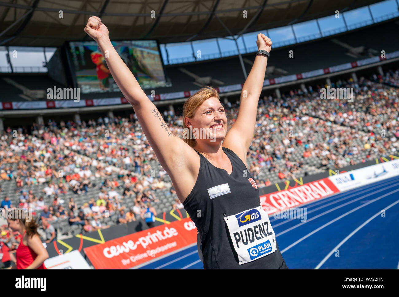 Berlin, Germany. 04th Aug, 2019. Athletics: German championship in the ...