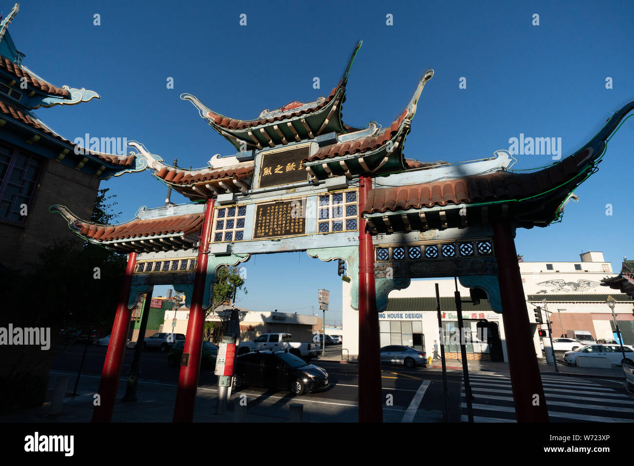 Los Angeles Chinatown Stock Photo - Alamy