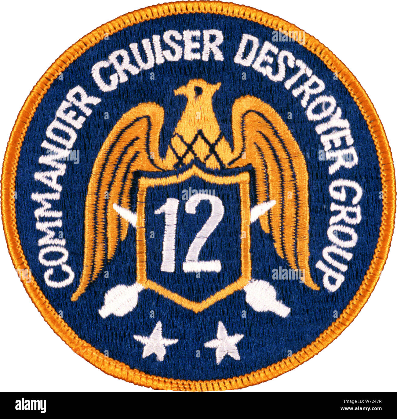 Cruiser Destroyer Group 12 (US Navy) insignia, 1982 (6383906 Stock ...